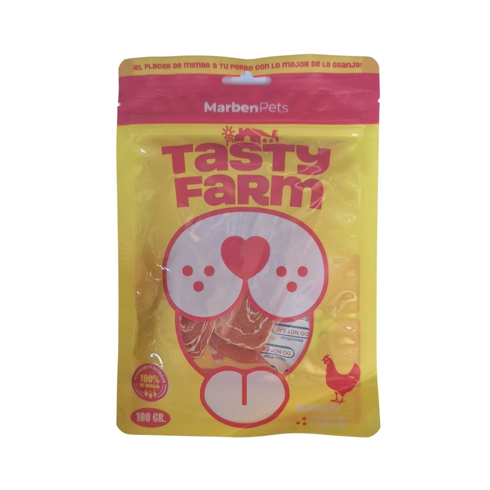 Tasty Farm Rebanadas de pollo 100gr – Tutto Pets Santiago